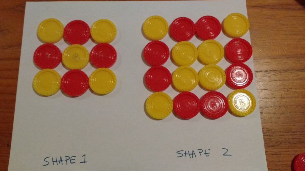 Algebra connect 4 counters project